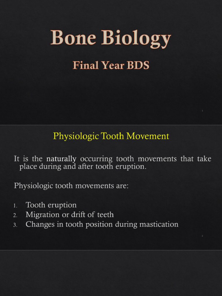 Bone Biology Final | PDF