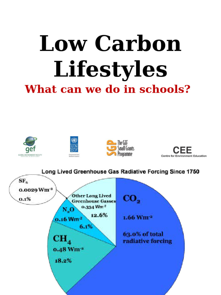 Presentation On Low Carbon Lifestyles - Educational Institutions | PDF