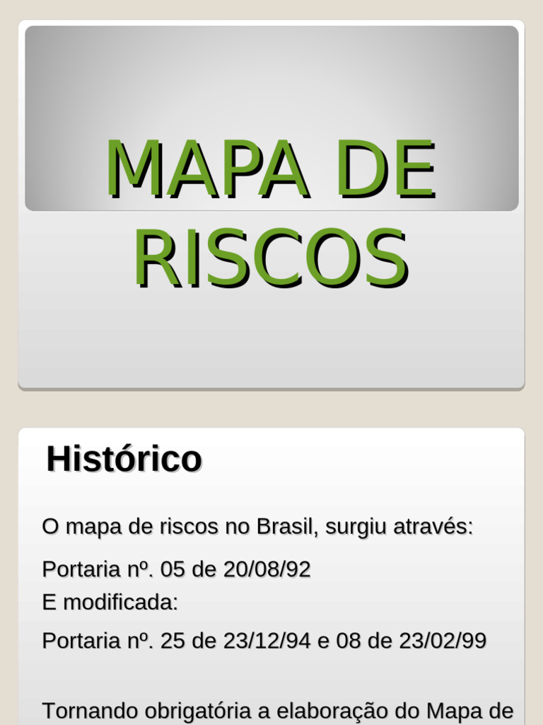 Mapa de Riscos | PDF