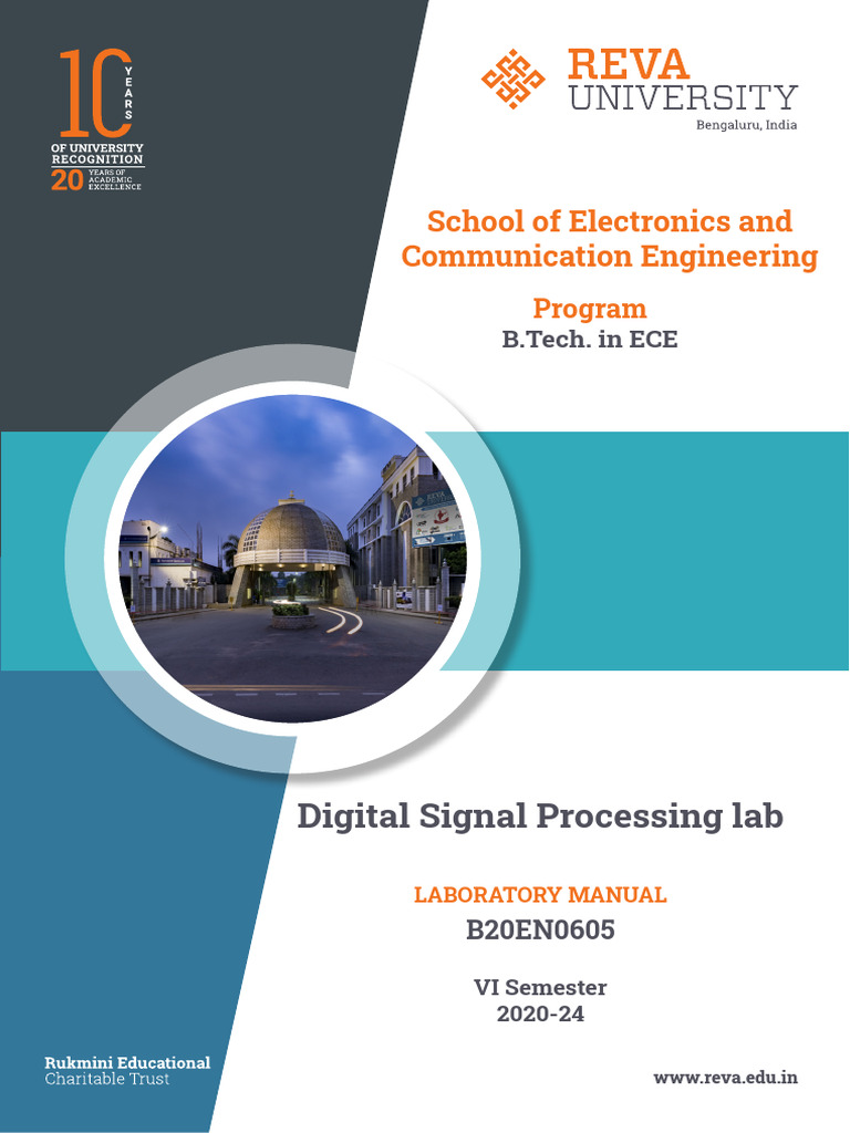 DSP Lab Manual 20 24 Batch | PDF