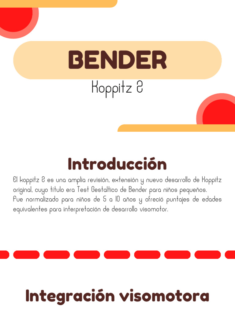 Bender Koppitz 2 | PDF