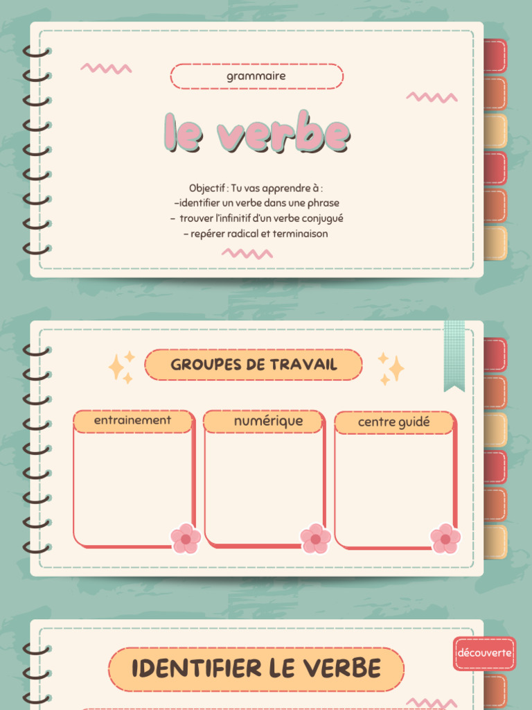 Travail Collaboratif MQFLM Le Verbe | PDF