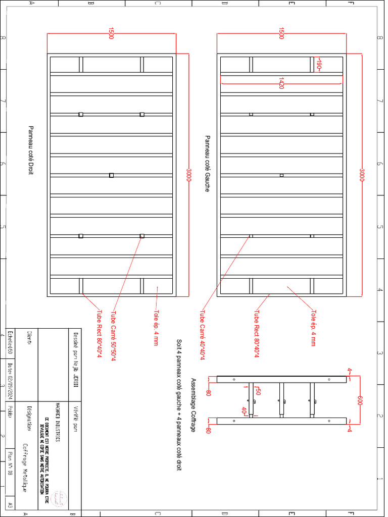 Plan Coffrage de Murette Guide | PDF