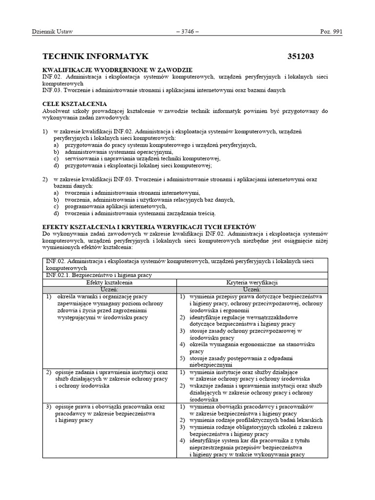 Technik Informatyk | PDF