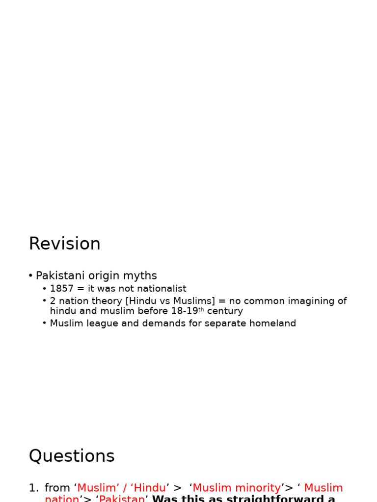 Partition Ayesha Jalal | PDF