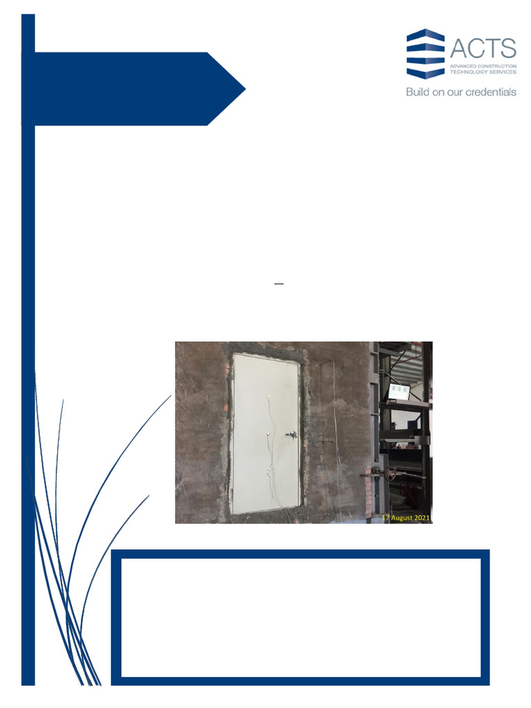 Test Report - UL 10C - 90 Minutes Fire Rated Emergency Door - Saudi ...