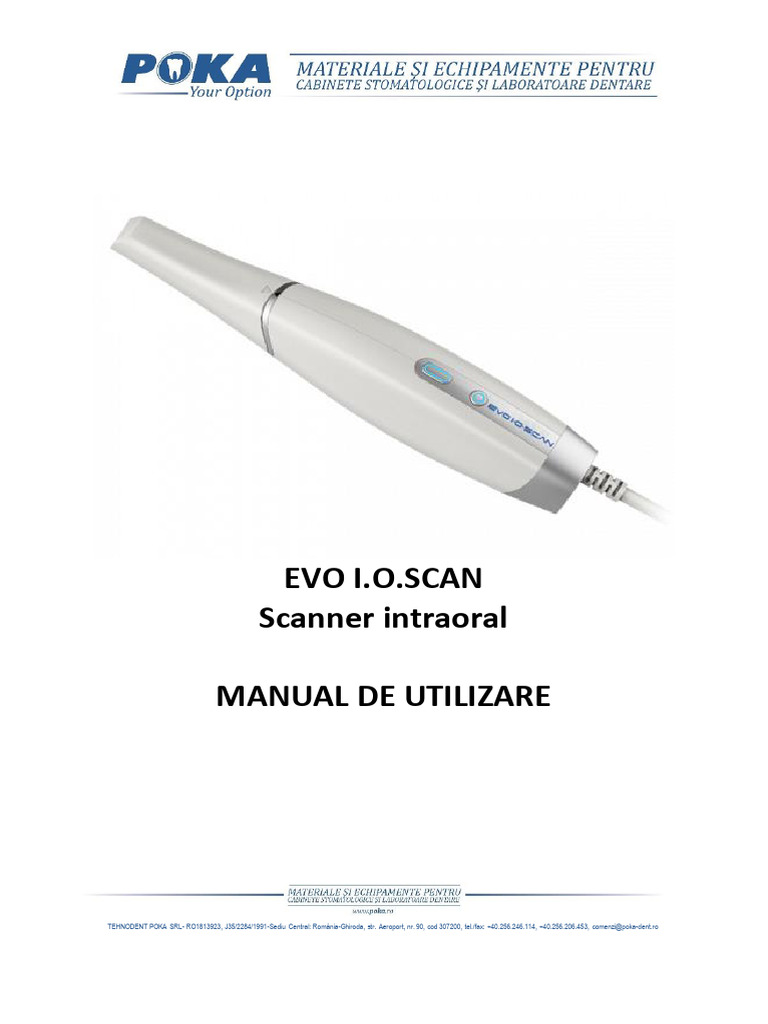 Ghid Utilizare Scanner Intraoral Fussen | PDF