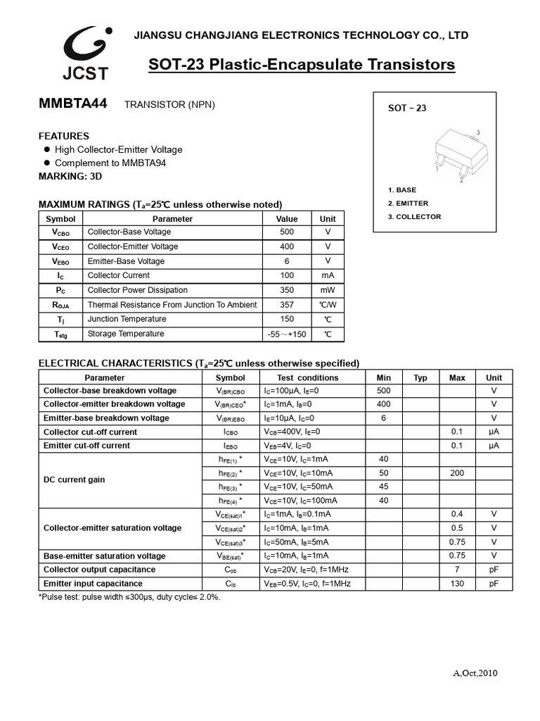 Mmbta44 201010 JCST | PDF