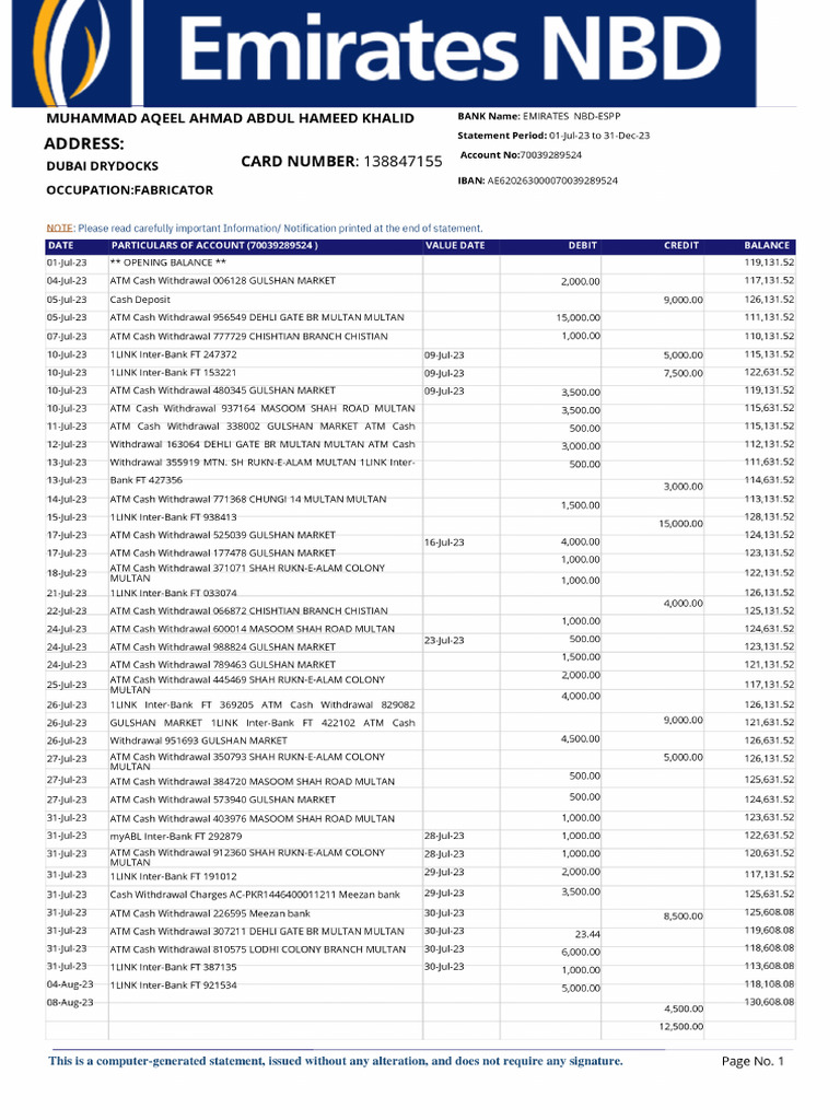 Arab Statment | PDF