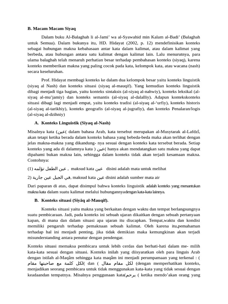 Macam Macam Siyaq | PDF