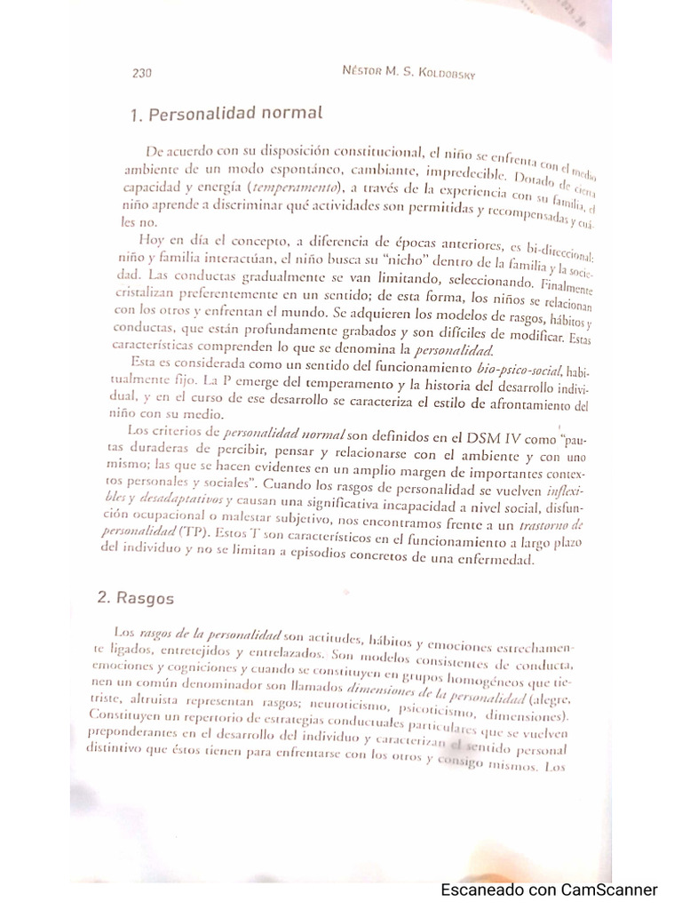 Biblio. Personalidad Koldobsky | PDF