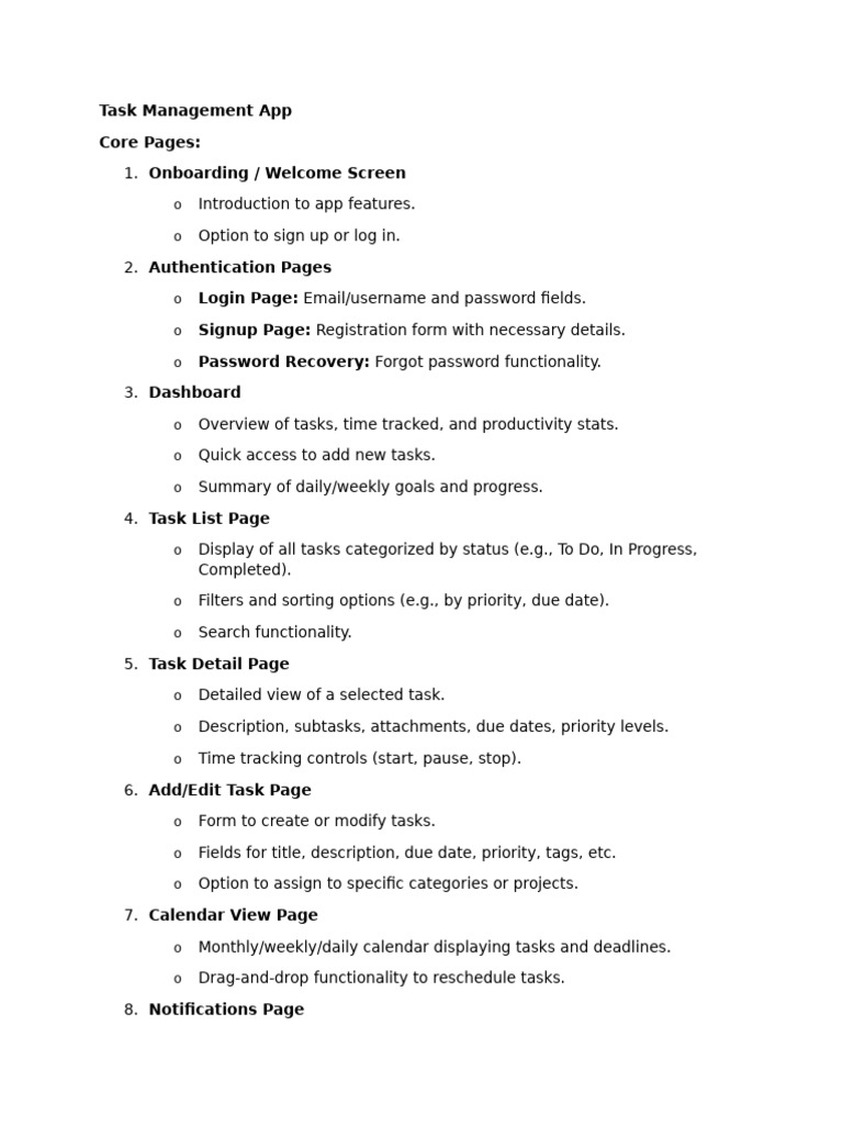 Task Management App | PDF Task Management App | PDF