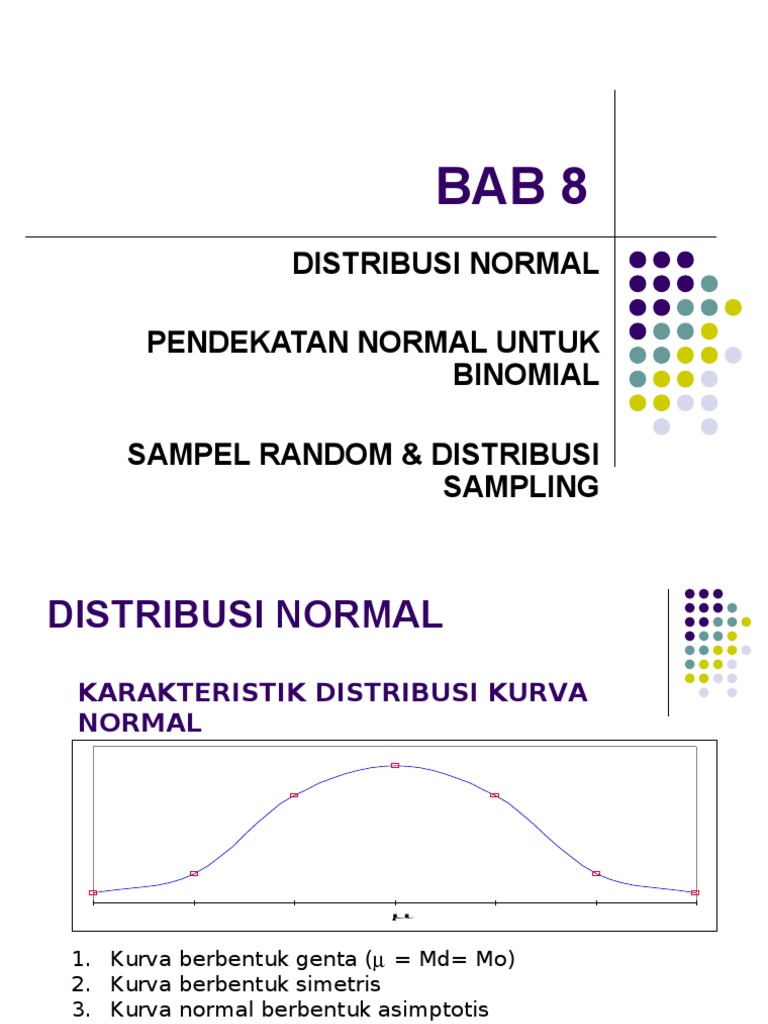 Distribusi Normal | PDF | Metode & Bahan Ajar