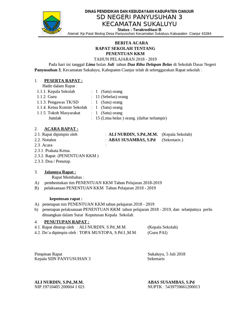 Ba KKM 2018 | PDF