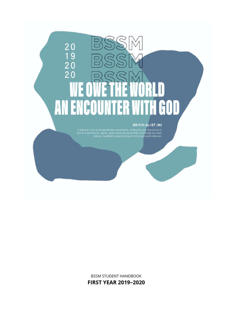 BSSM1 Student Handbook 2019-2020 | PDF