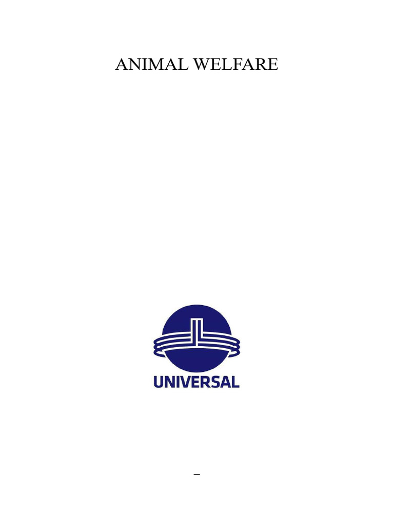 ANIMAL WELFARE Report | PDF
