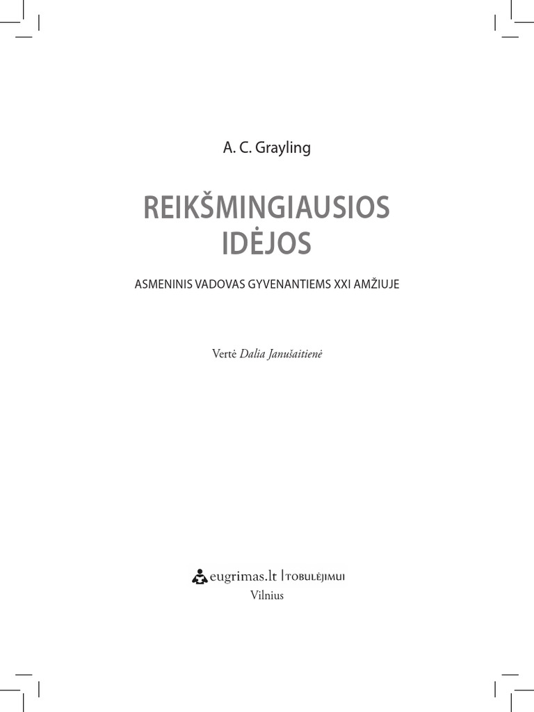 Reiksmingiausios Idejos | PDF