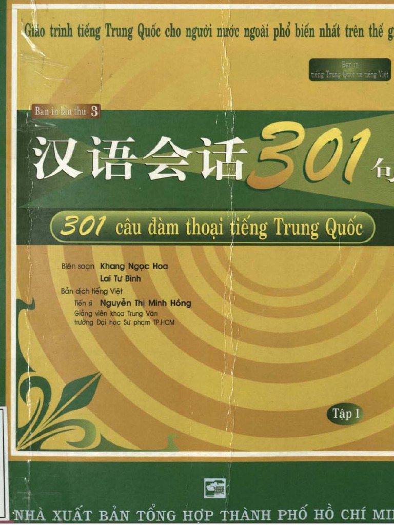 301 Cau Dam Thoai Tieng Trung Quoc Tap 1 PDF Free | PDF