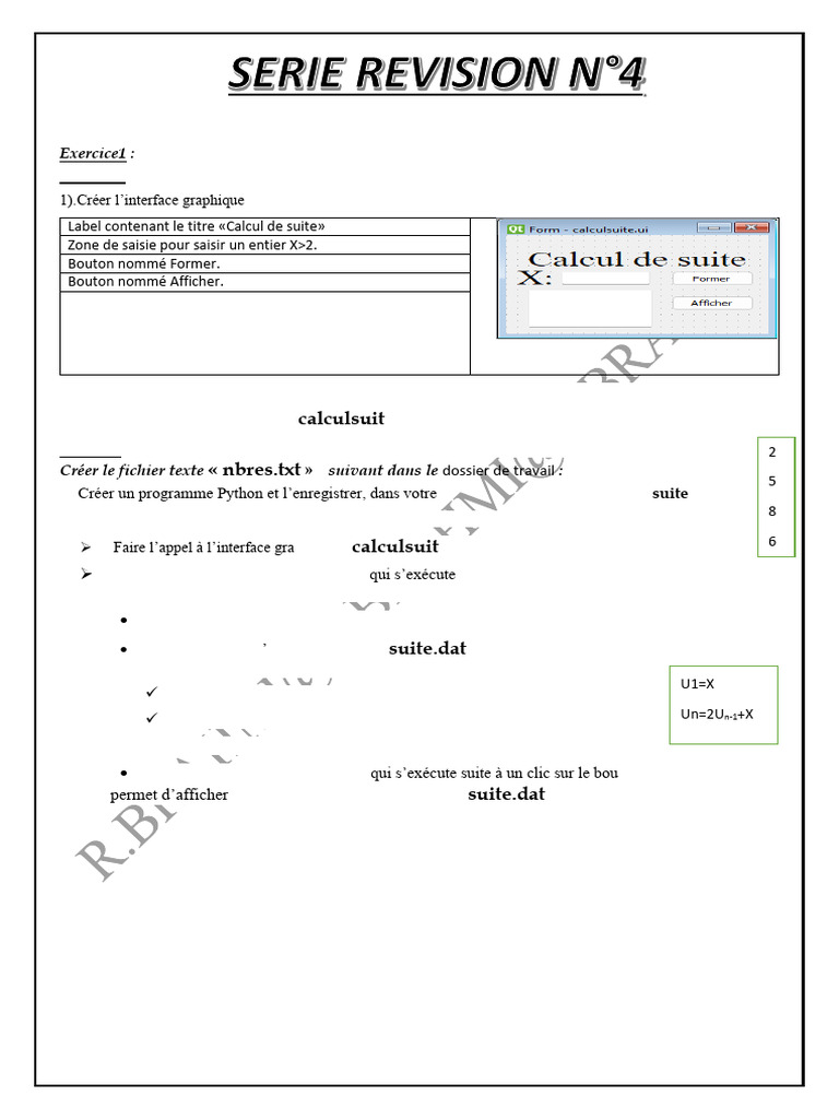 Serie4 Révision TR2 4si 2024. | PDF