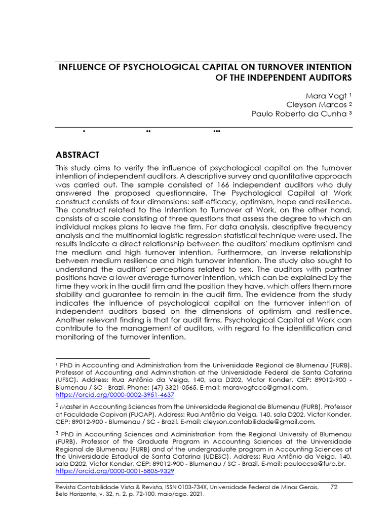 Bcavelino, 5990 - INFLUENCE OF PSYCHOLOGICAL CAPITAL | PDF