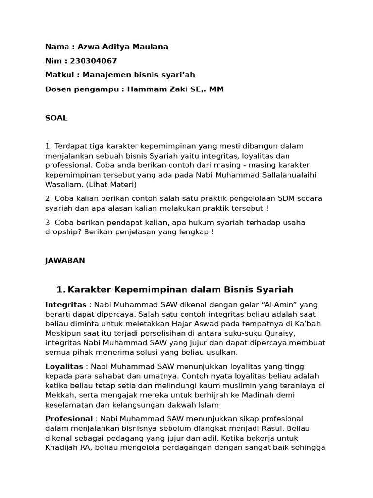 Bisnis Aditama | PDF