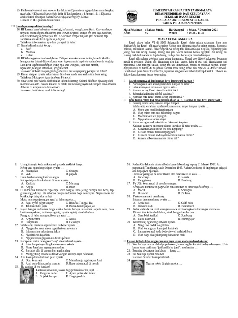 B. Sunda Kelas 6 | PDF
