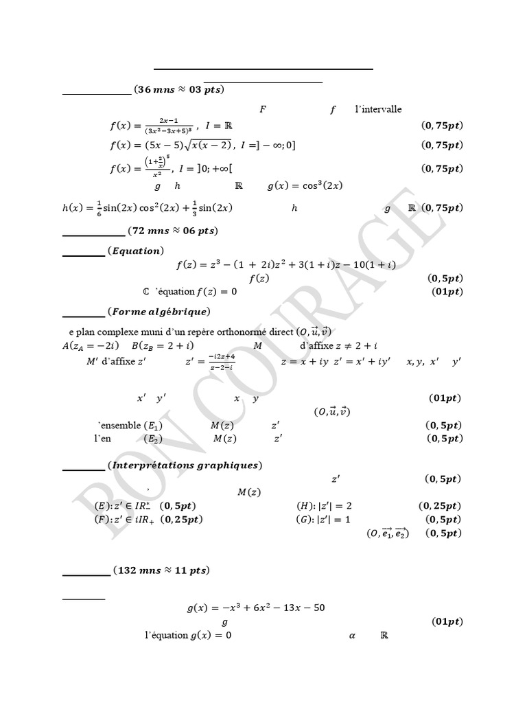 Ts2 Devoir Decembre 2023 2 | PDF