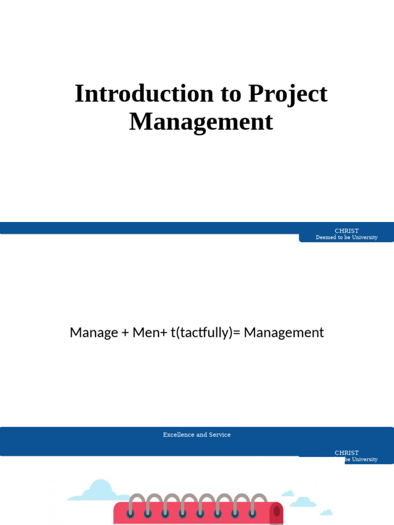 Unit 1. Introduction To Project Management | PDF