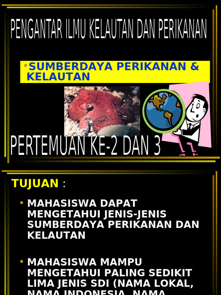 II Dan III - Pengantar Ilmu Kelautan Dan Perikanan (SUMBERDAYA PERIKANAN) | PDF