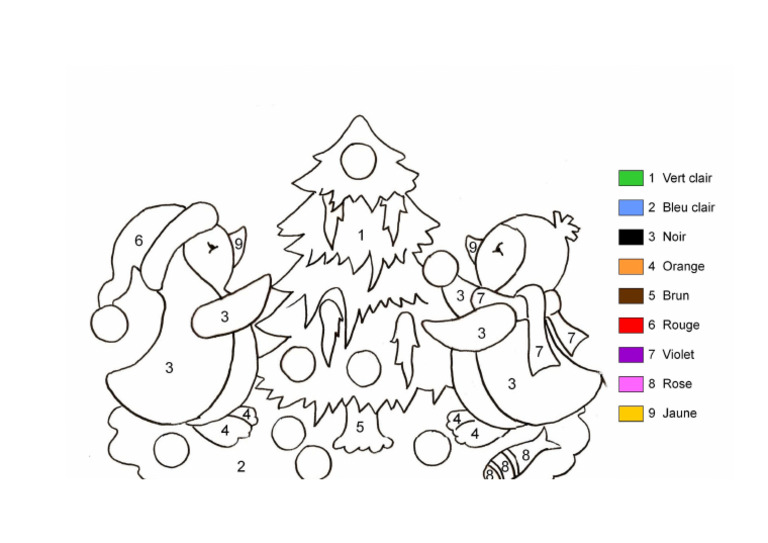 Fiche de Coloriage L Hiver | PDF