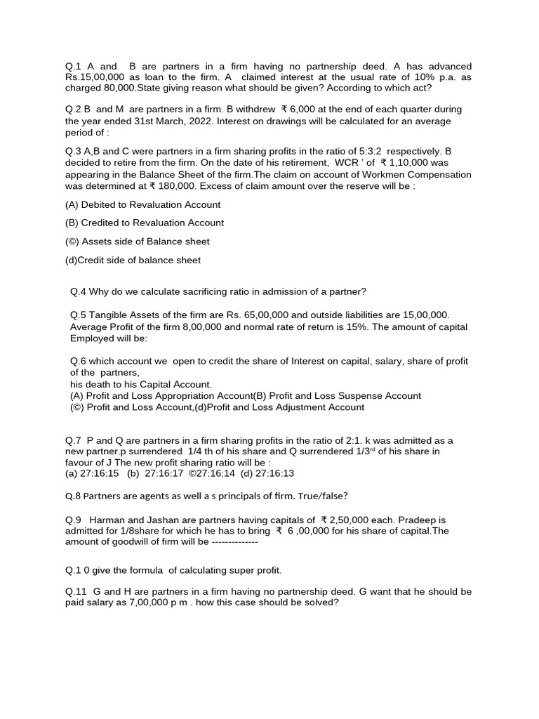 PT1 Ac Sample Paper 1 | PDF