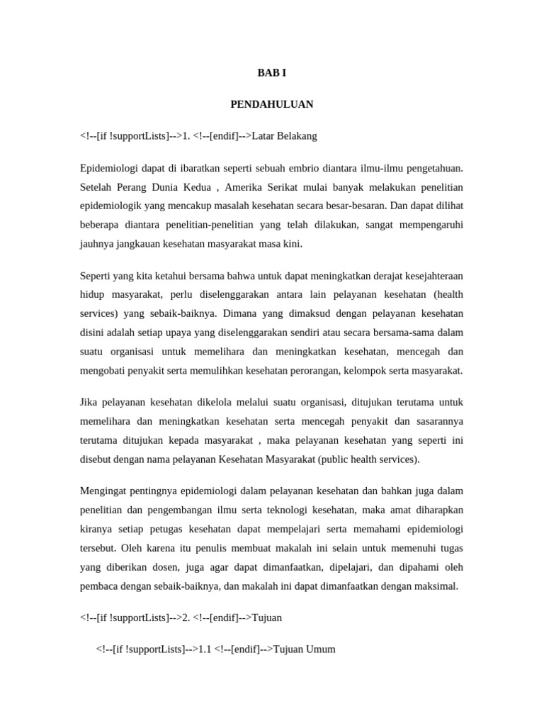 Pengantar Epid | PDF