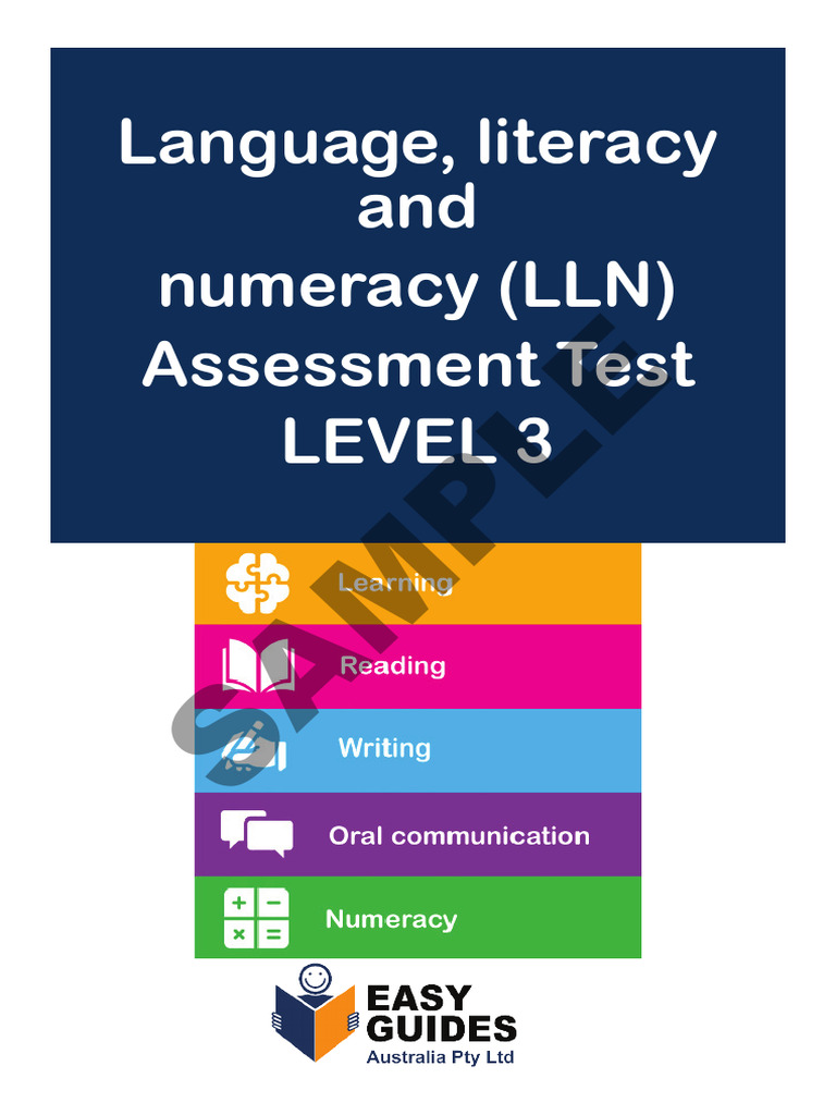 LLN Test - Level 3 - WEB SAMPLE 1 | PDF