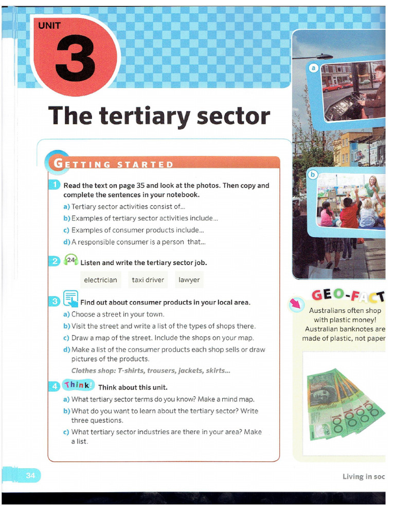 Unit 3 The Tertiary Sector | PDF