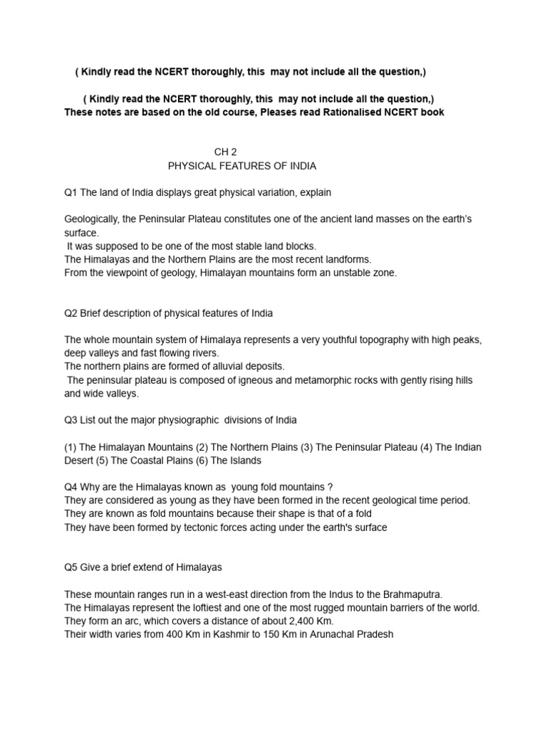 Feautures & Drainage | PDF