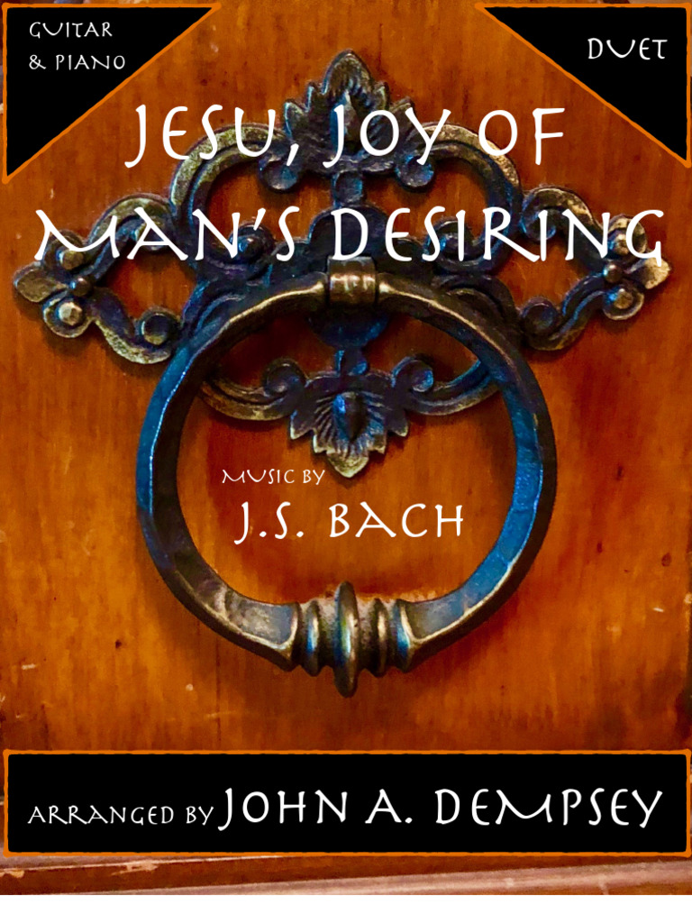 Jesu Joy of Mans Desiring Guitar and Piano | PDF