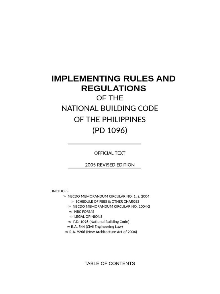 Philippines 02 IRR of NBC of The Philippines | PDF