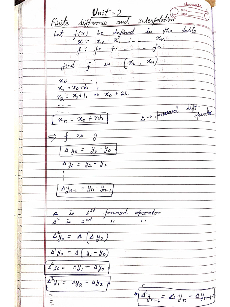 Maths Unit 2 | PDF
