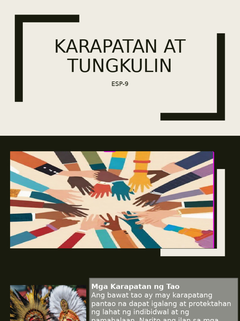 Karapatan at Tungkulin | PDF