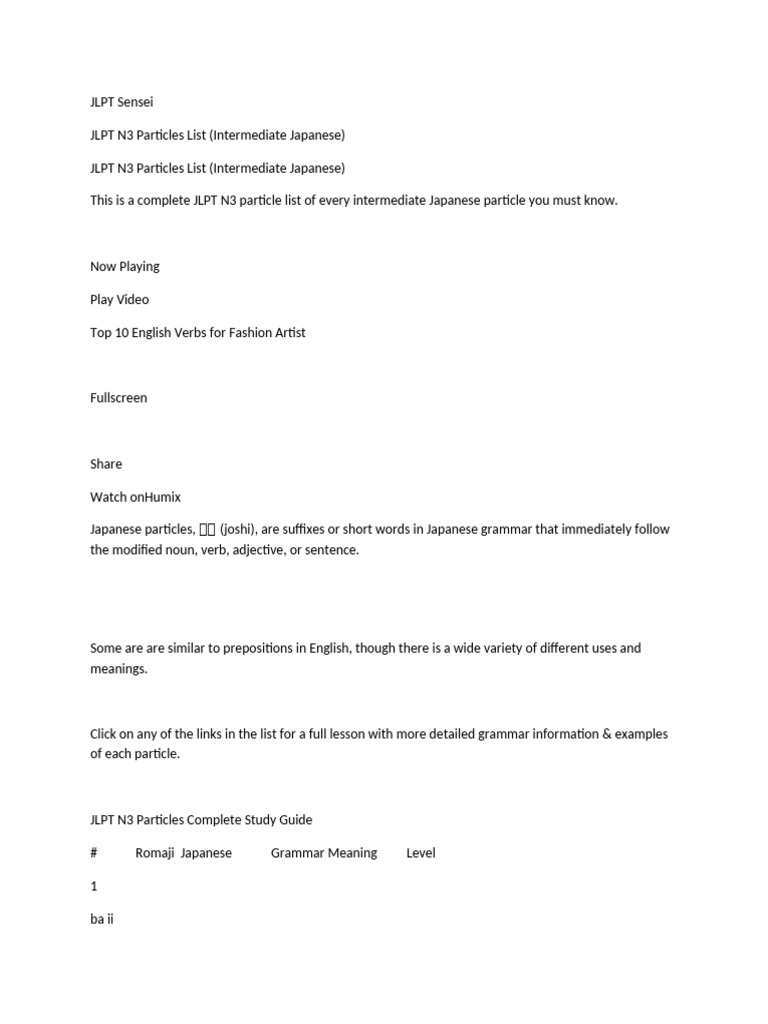 JLPT Sensei-WPS Office | PDF