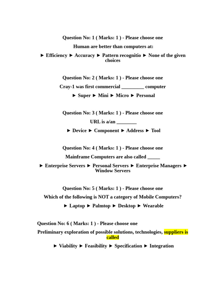CS101 Paper | PDF CS101 Paper | PDF