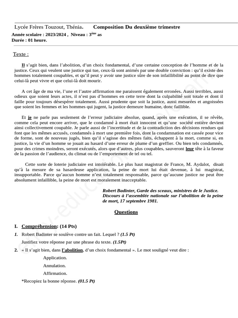 Composition 3AS . | PDF | Philosophy | Law