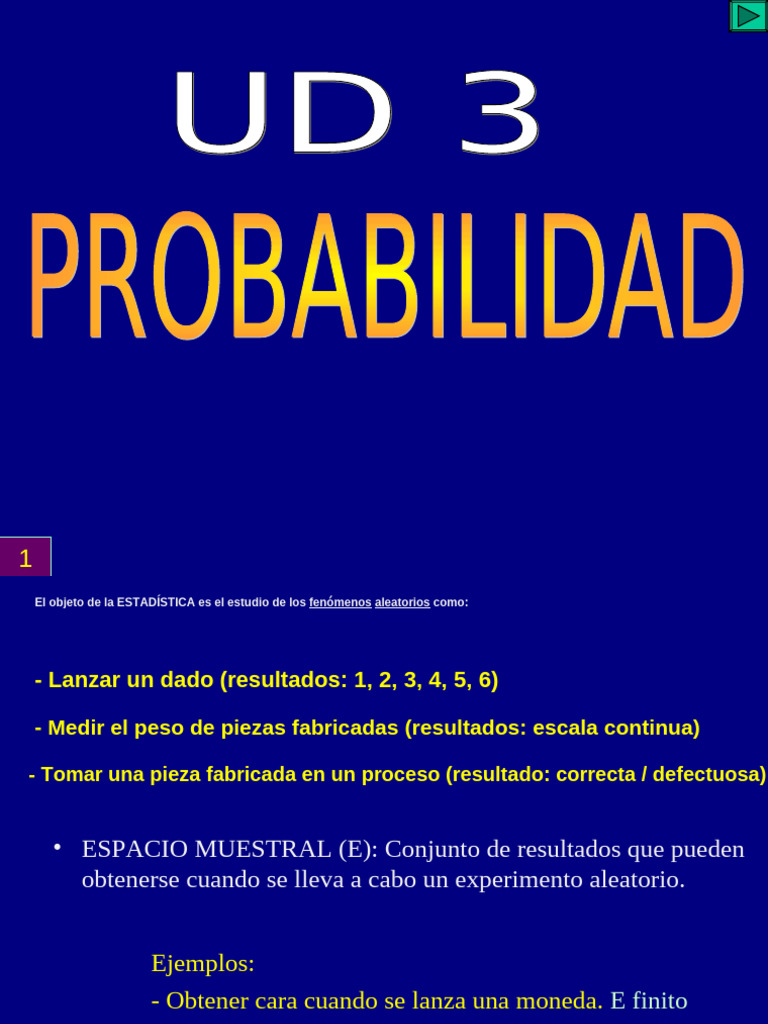 UD3 Probabilidad Introduccion - 1 | PDF