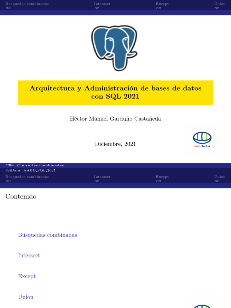 C08. Combinar Consultas | PDF