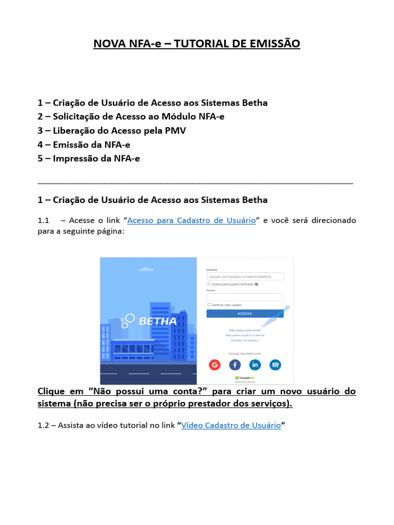 Nova Nfa-E Tutorial de Emissao 13101205 | PDF