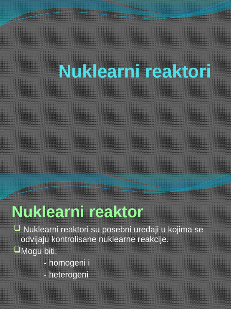Nuklearni Reaktori | PDF
