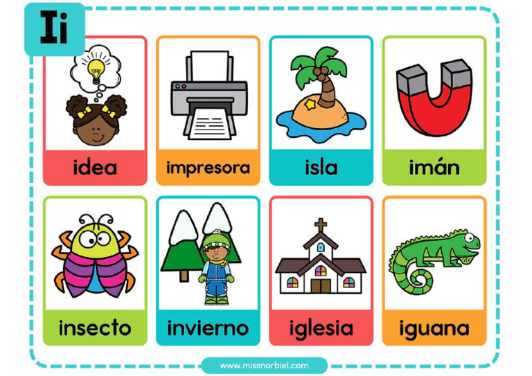 Palabras e Imagenes Con I 2 | PDF