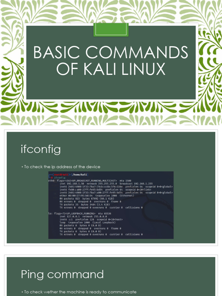 1.3 Basic-Commands-linux | PDF