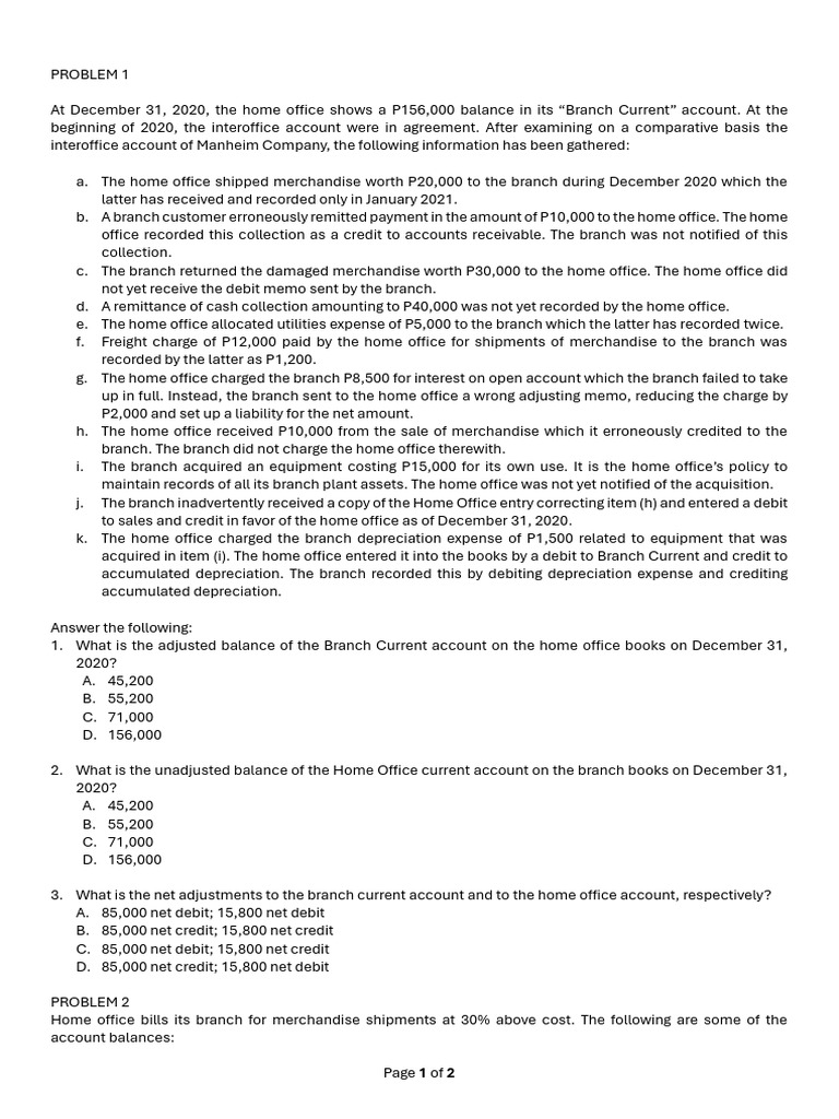 HOBA Additional Exercises | PDF