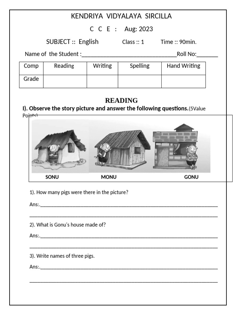 I-Eng-Aug-Cyc 2023-24 | PDF